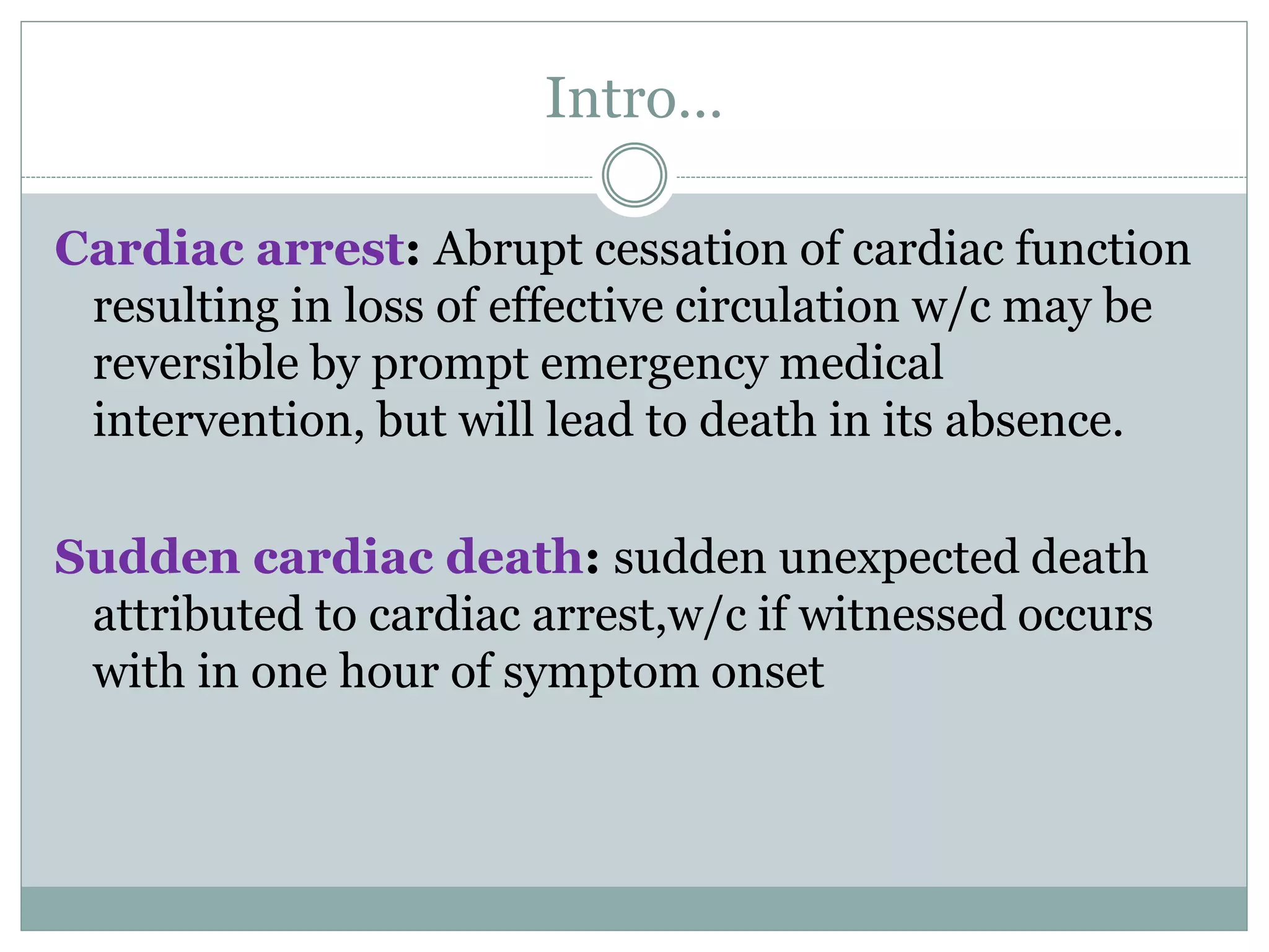 Adult cardiac life support(ACLS) | PPTX