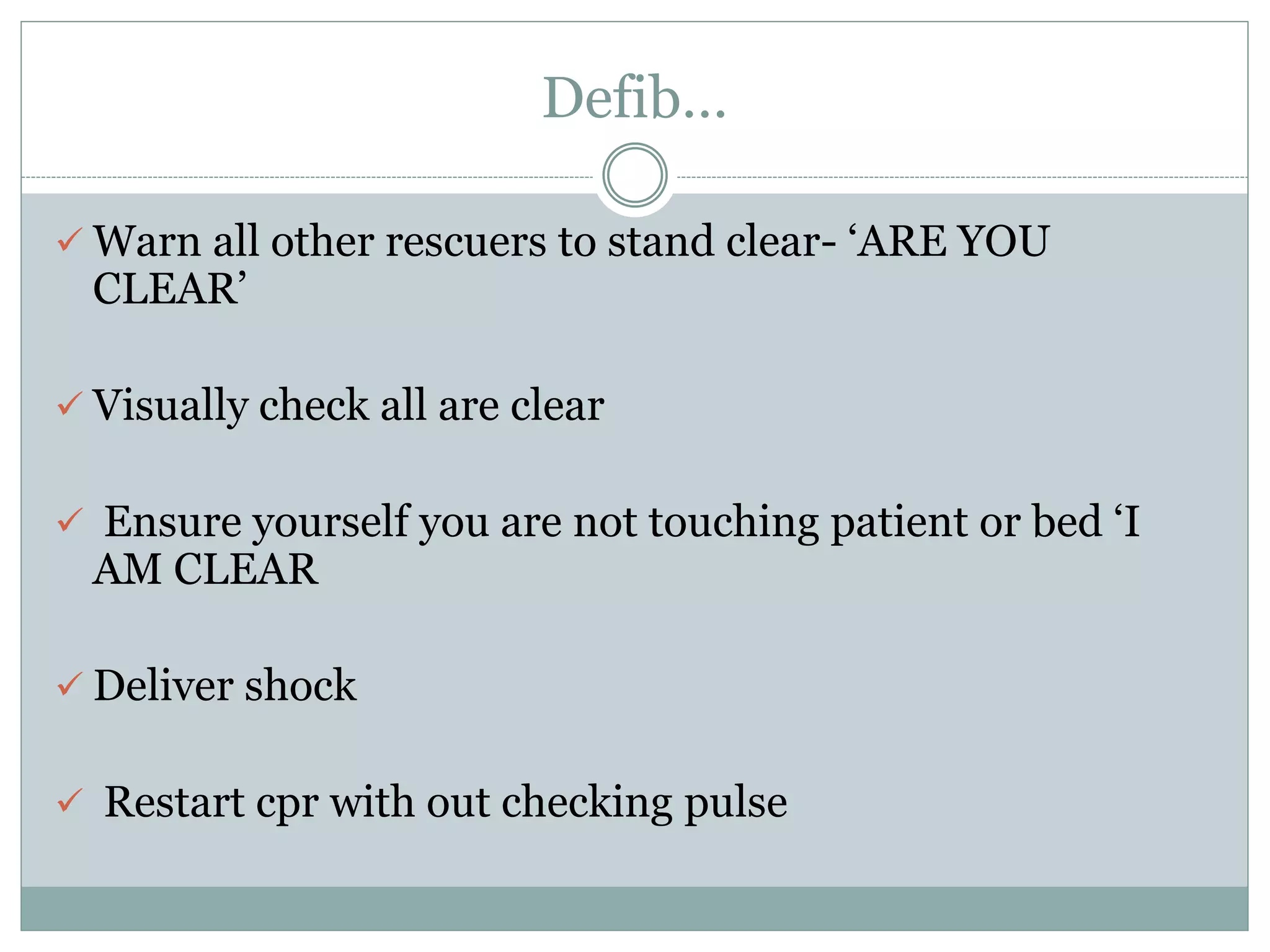 Adult cardiac life support(ACLS) | PPTX
