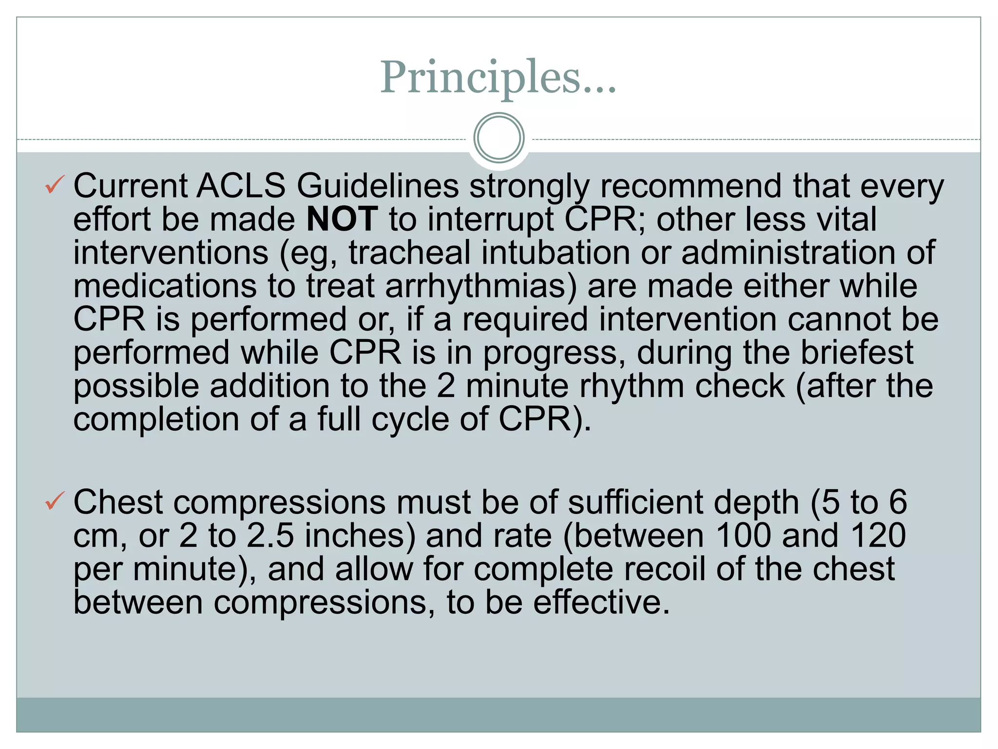 Adult cardiac life support(ACLS) | PPTX