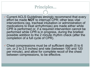 Adult cardiac life support(ACLS) | PPTX