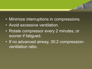 ACLS: Management of Cardiac Arrest 2015 | PPTX