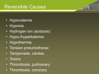 ACLS: Management of Cardiac Arrest 2015 | PPTX