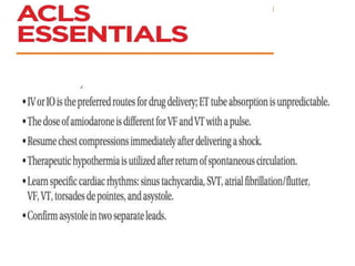 Advanced cardiac life support presentation | PPTX