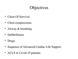 advanced Cardiac life support (ACLS), Shockable -non-shockable rhythm ...