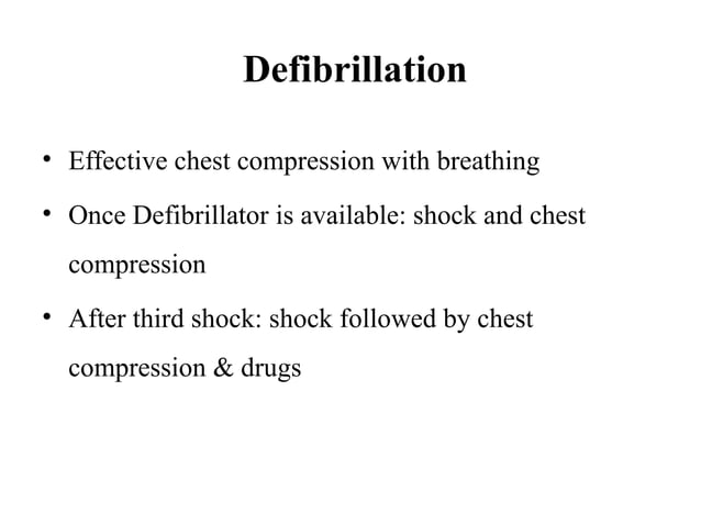 advanced Cardiac life support (ACLS), Shockable -non-shockable rhythm ...