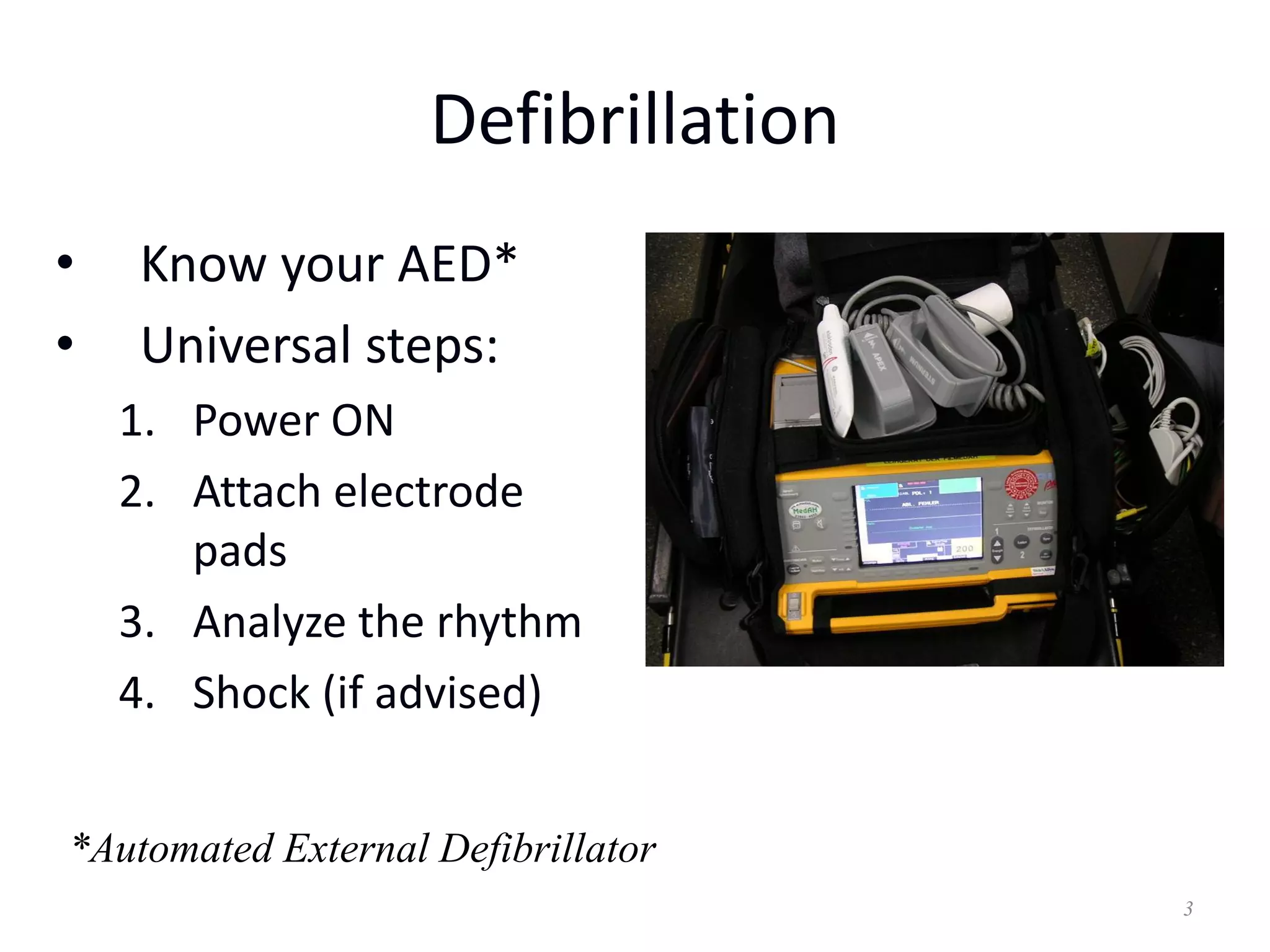 ACLS CE -Part III of III -Defibrillation and ACLS Drug Therpy | PPT