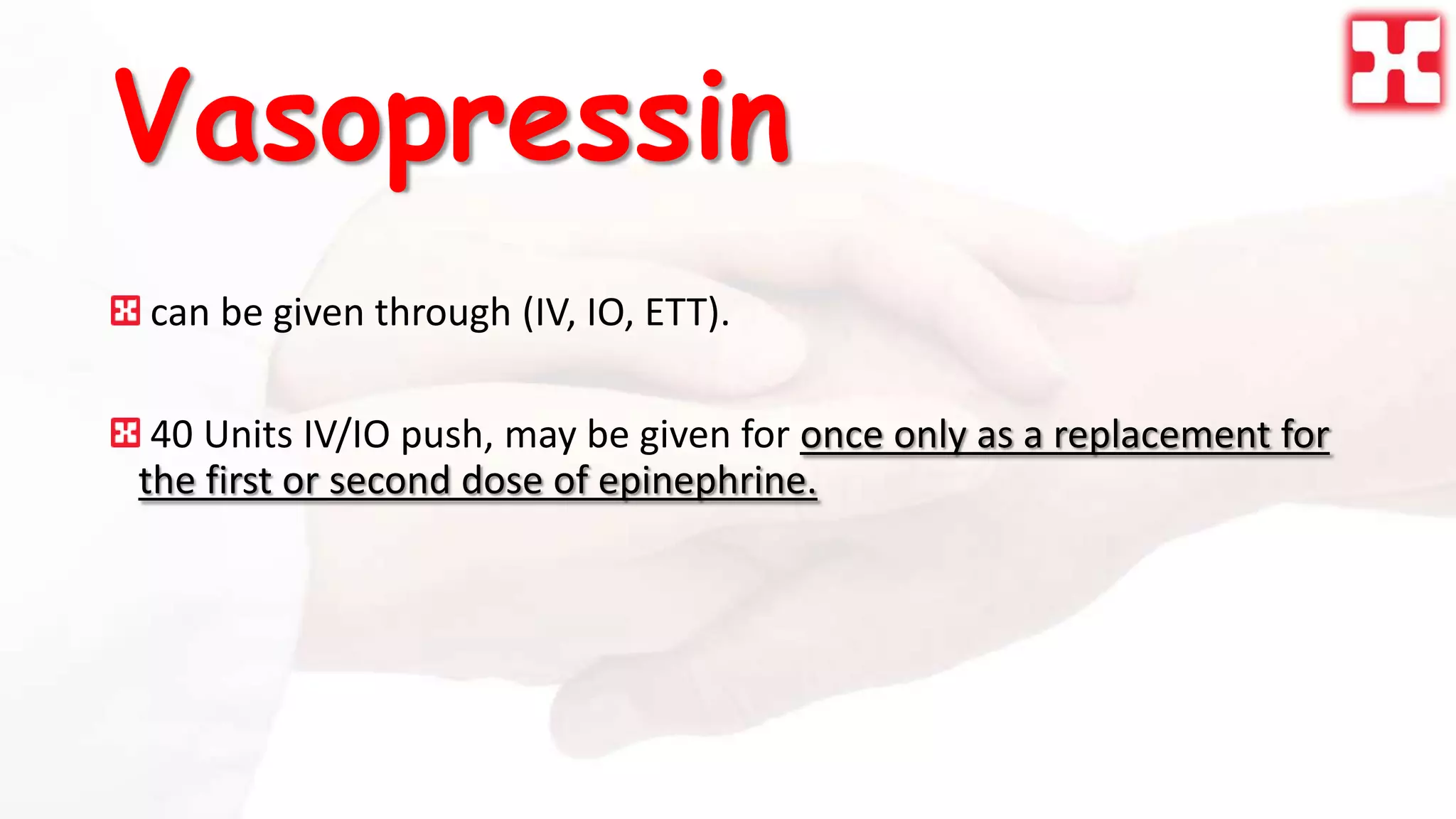 Acls drugs 2014 | PPTX