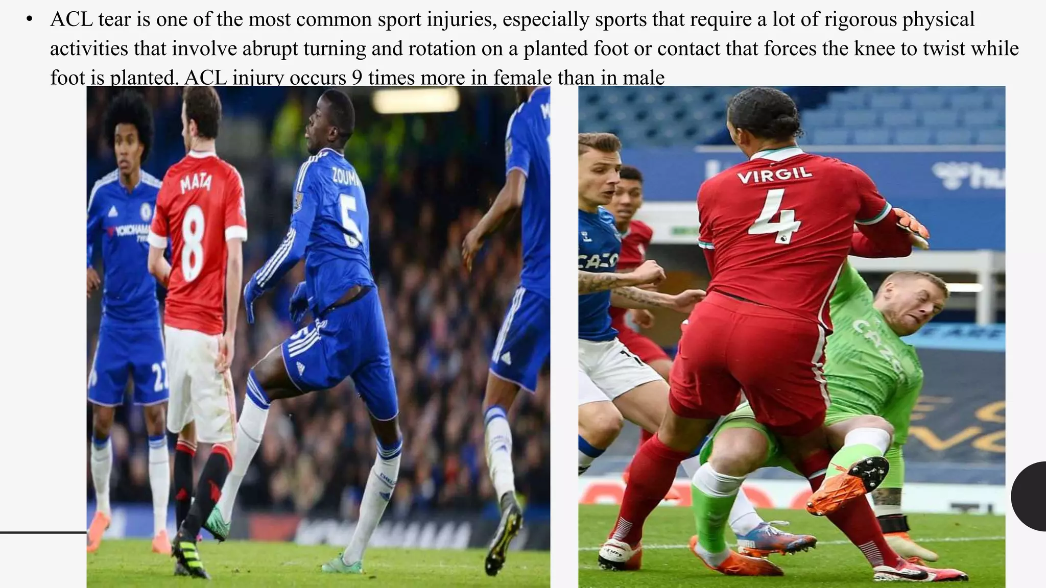 changes in gait pattern after injury and rehabilitation of the Anterior ...