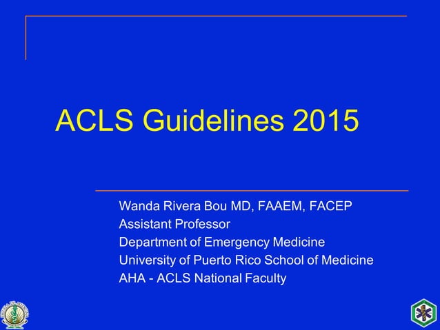Acls guidelines 2015 | PDF