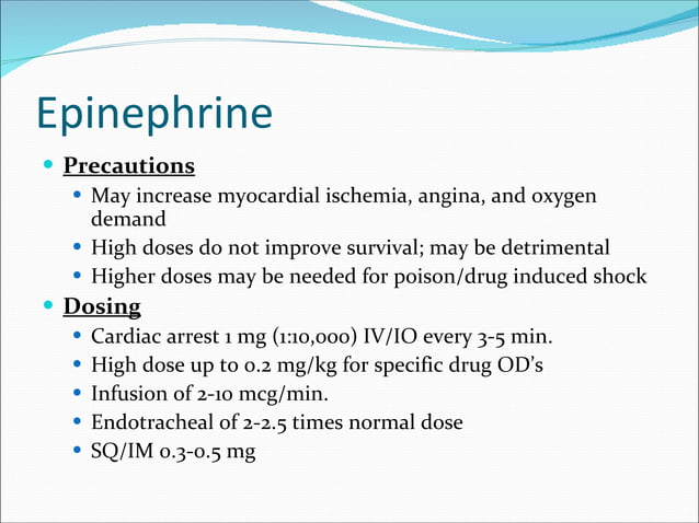 Acls medications | PPT