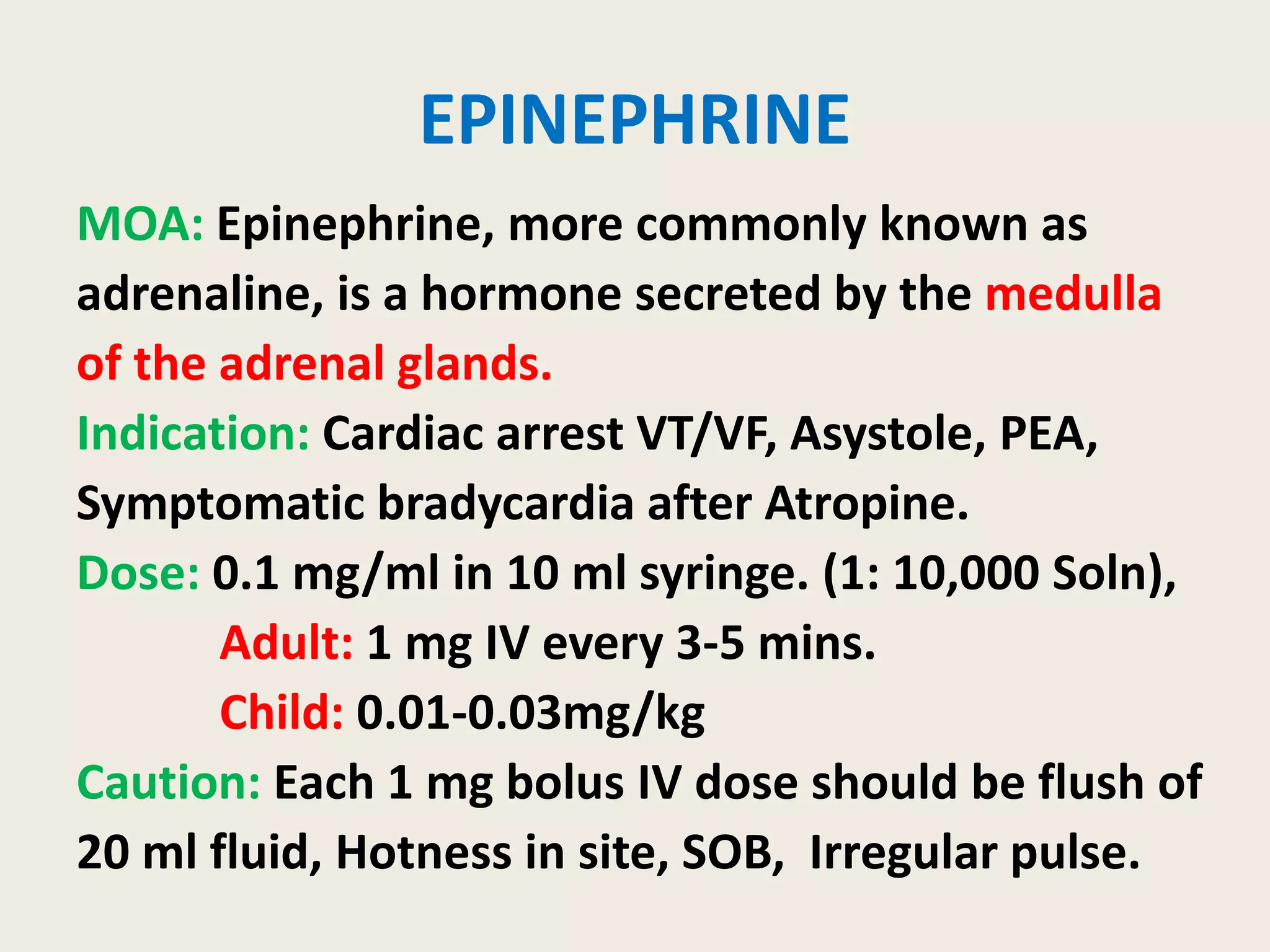 Acls pharmacology | PPTX