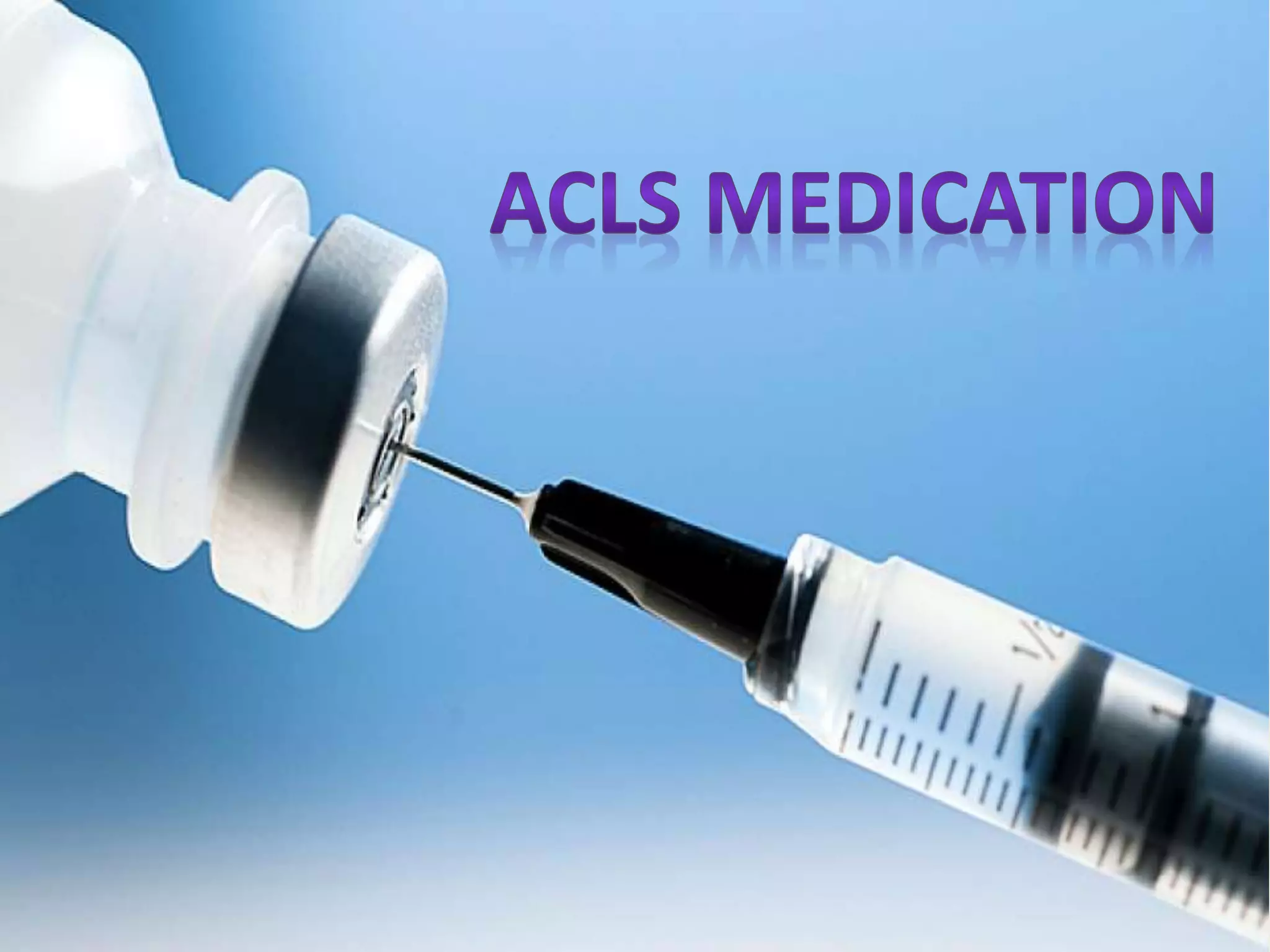 Acls pharmacology | PPTX