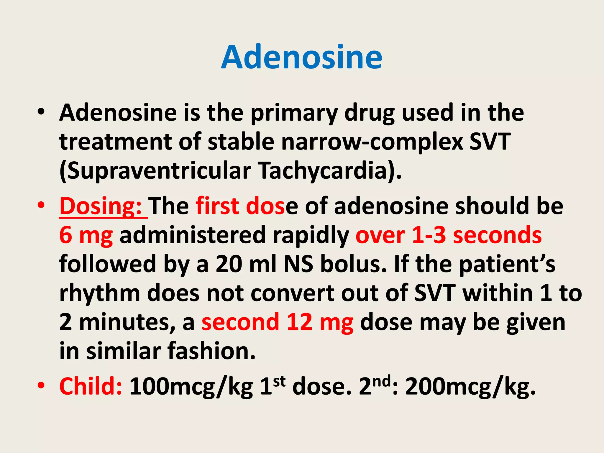Acls pharmacology | PPTX