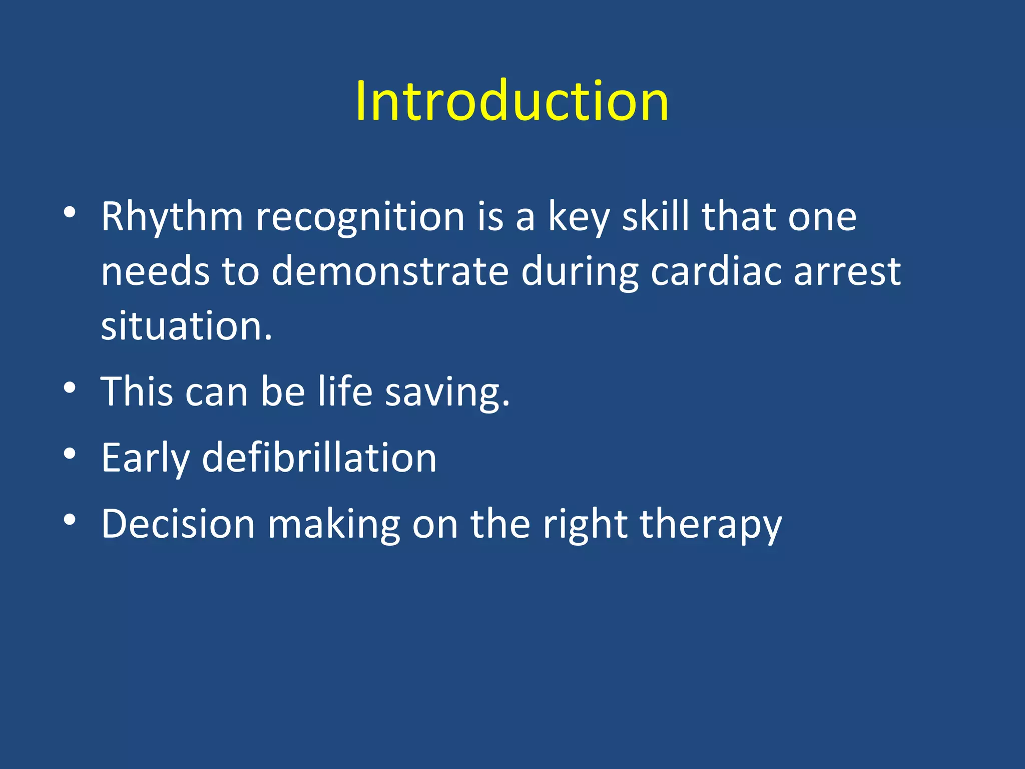 ARRHYTHMIA - WHAT YOU NEED TO KNOW FOR ACLS. | PPT