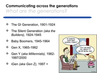 Communicating Across The Generations | PPT