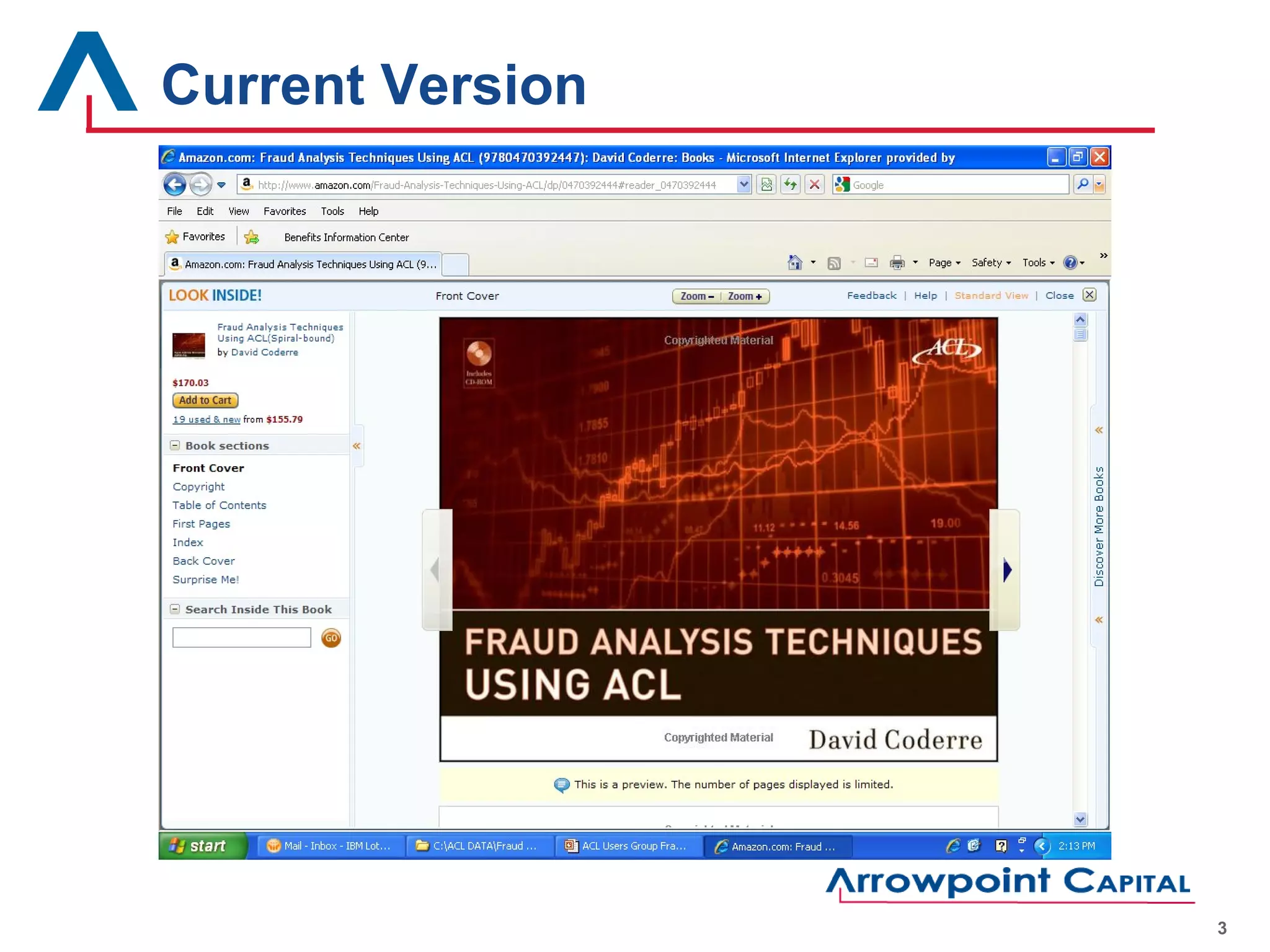 2011-02-07 ACL Users Group Fraud Toolkit | PPT