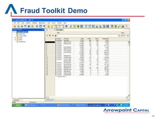 2011-02-07 ACL Users Group Fraud Toolkit | PPT