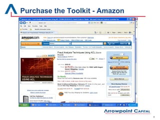 2011-02-07 ACL Users Group Fraud Toolkit | PPT