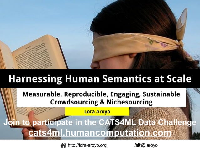 Harnessing Human Semantics at Scale (updated) | PPT
