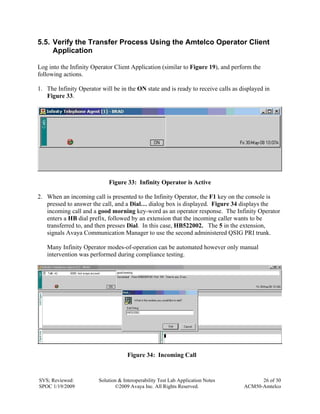 Avaya AMTELCO Infinity Operator Console integration notes | PDF