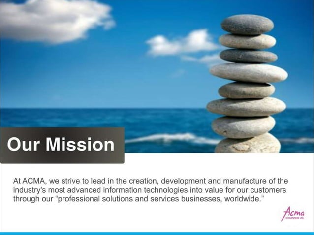 Acma Computers : Company Profile ( IT Services & Solutions Provider ) | PPT