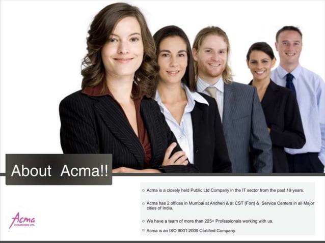 Acma Computers : Company Profile ( IT Services & Solutions Provider ...