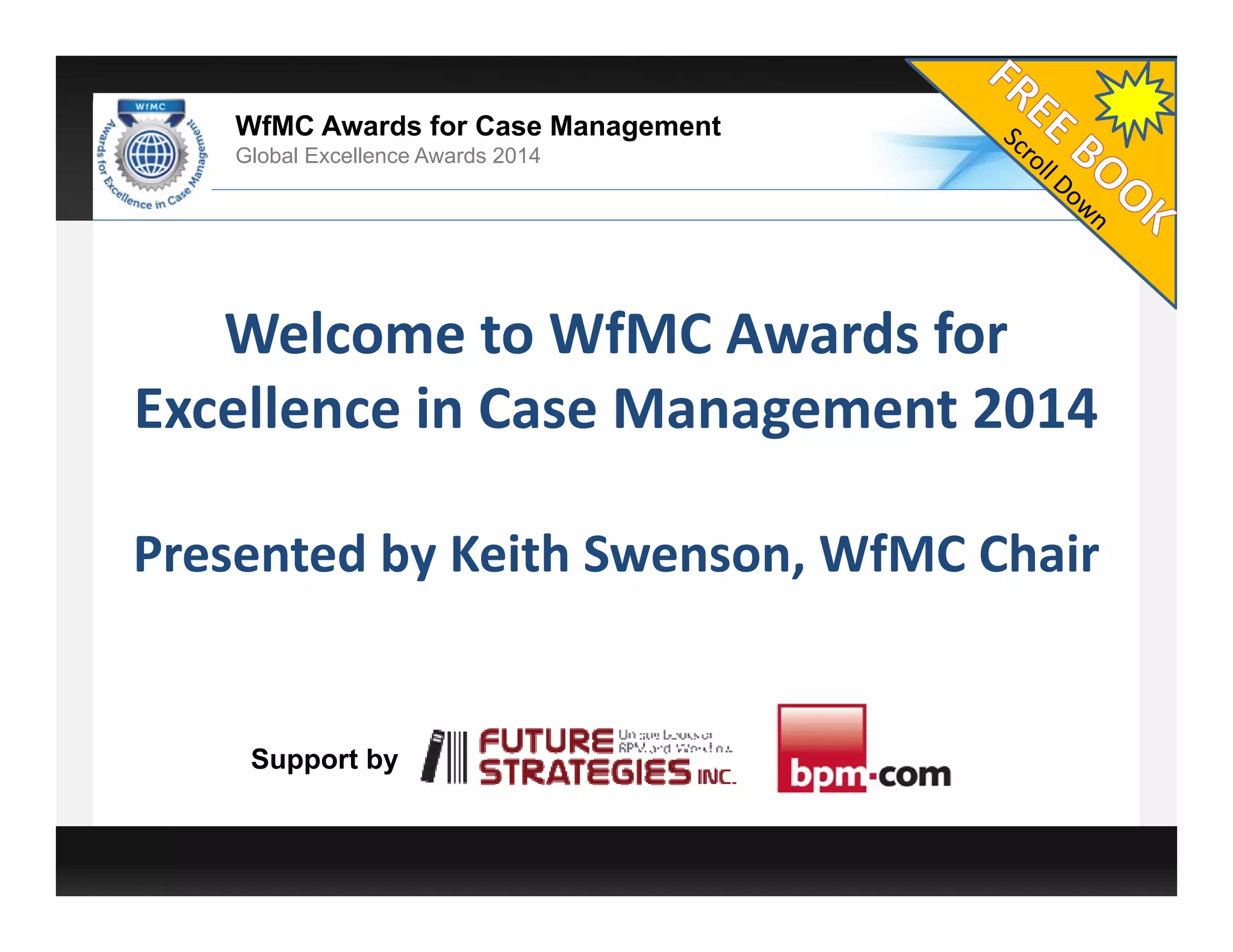 2014 Winners Announced in WfMC Global Awards for Excellence in Case ...