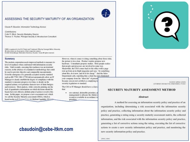 Security Maturity Assessment | PPT