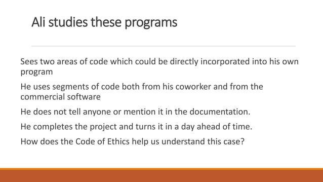 ACM code of ethics | PDF