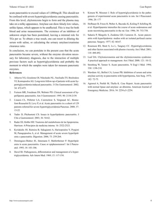 Severe Acute Pancreatitis with Normal Amylase and Lipase Levels, A Case ...