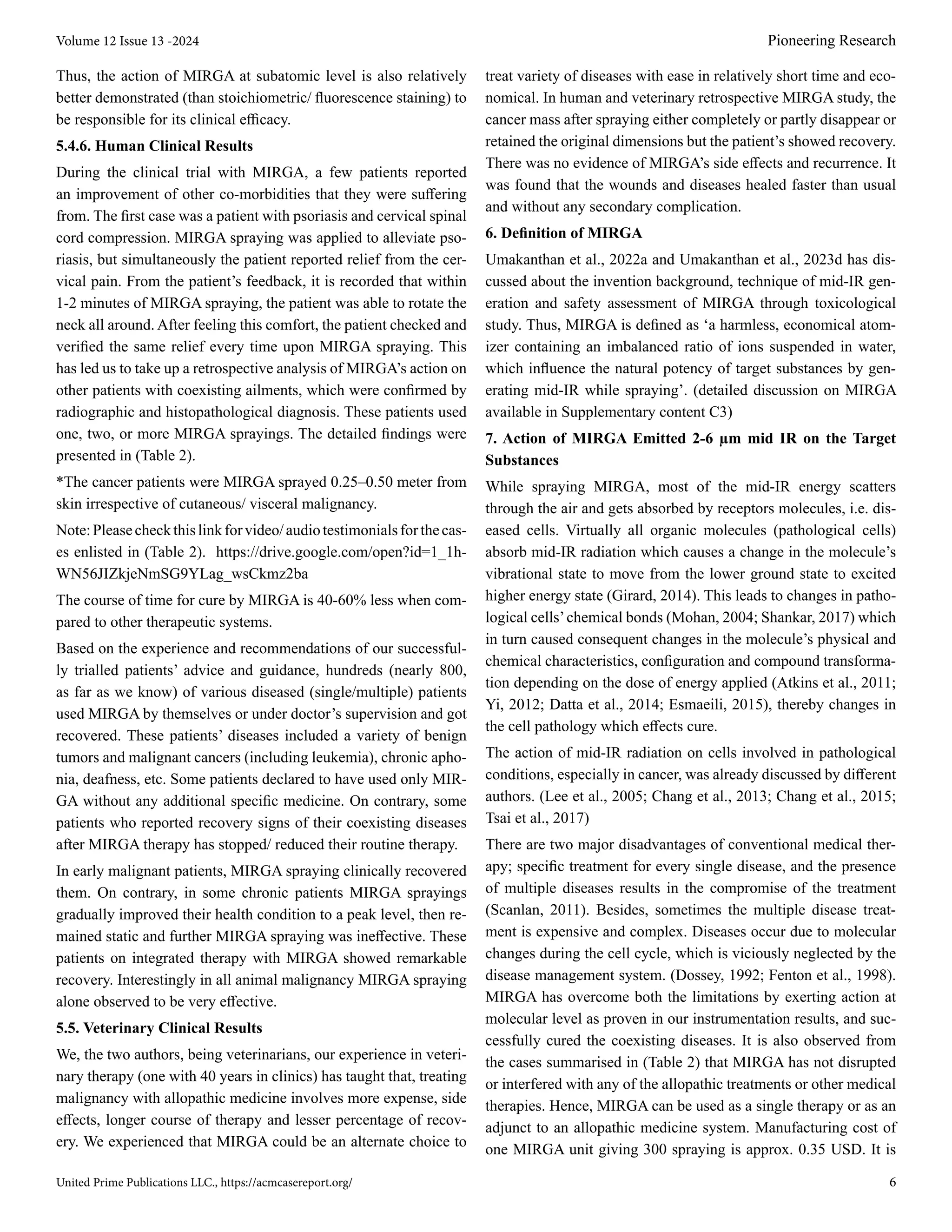 The Invention of the Mid-Infrared Generating Atomizer and its Human and ...