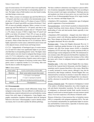 Borderline Ovarian Tumors – Diagnostic and Treatment Modalities | PDF