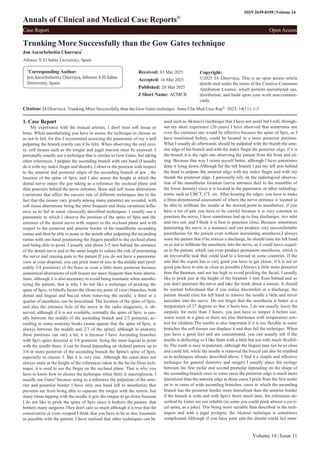 Trunking More Successfully than the Gow Gates technique | PDF