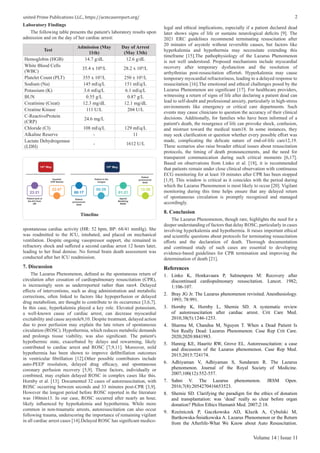 Defying Death: A Case Report of the Lazarus Phenomenon | PDF