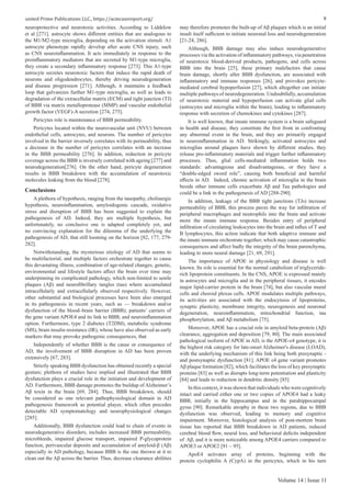 Spotlight on the Pathophysiological Trajectories Linked toAlzheimer’s ...