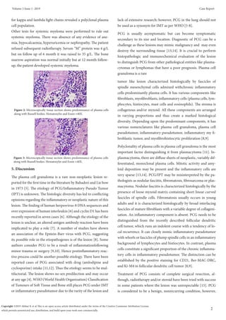 Plasma Cell Granuloma of the Clavicle- A Rare Case Presentation | PDF
