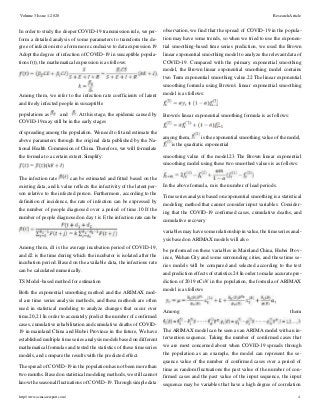 Statistical Analysis on COVID-19 | PDF
