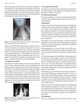 Celidocranial dysostosis followed for 25 years. Presentation of a case ...
