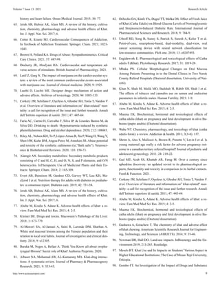 Catha Edulis Forsk and Its Adverse Effects On Health: Current and ...