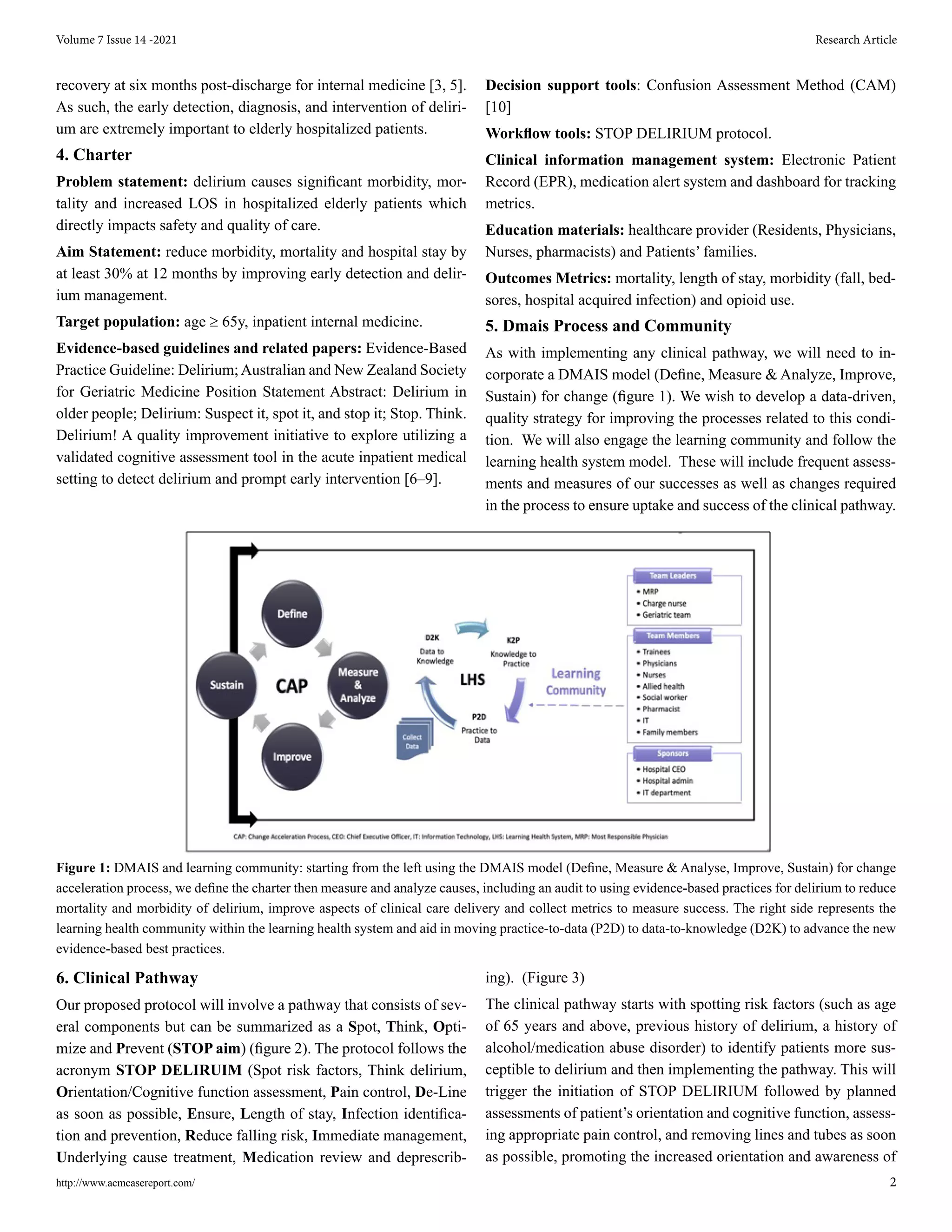Delirium Care Pathway MoDelirium Care Pathway Model Design: STOP ...