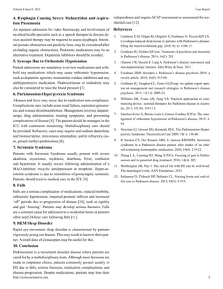 Emergencies In Parkinsonism | PDF