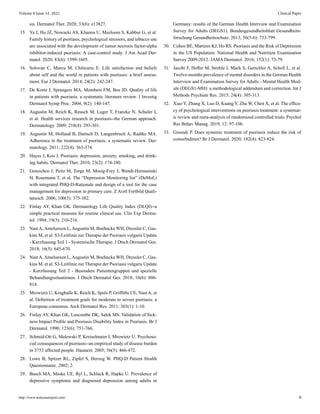 Cross-sectional study on prevalence of psychological comorbidity in patients with psoriasis | PDF