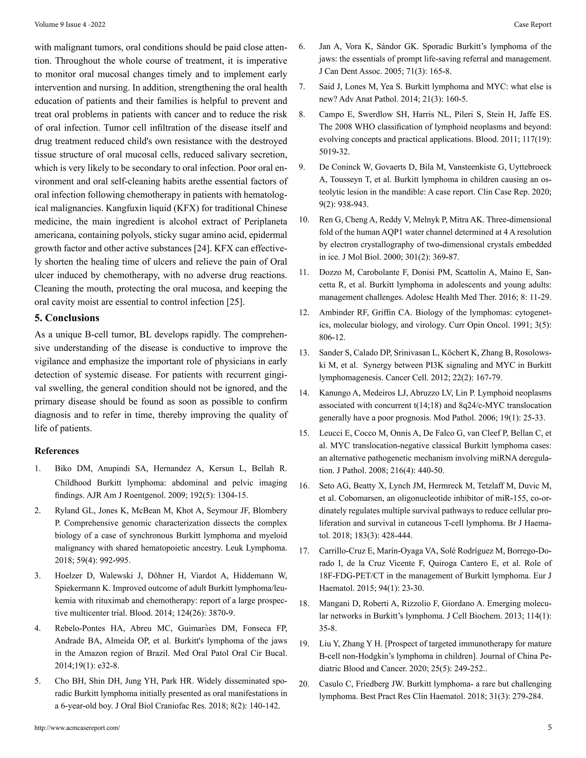 A case of childhood Burkitt's lymphoma with gingival swelling as the ...