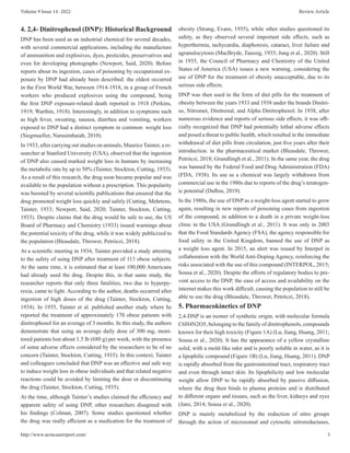 The risks of using 2,4?dinitrophenol (2,4?DNP) as a weight loss agent: a literature review | PDF