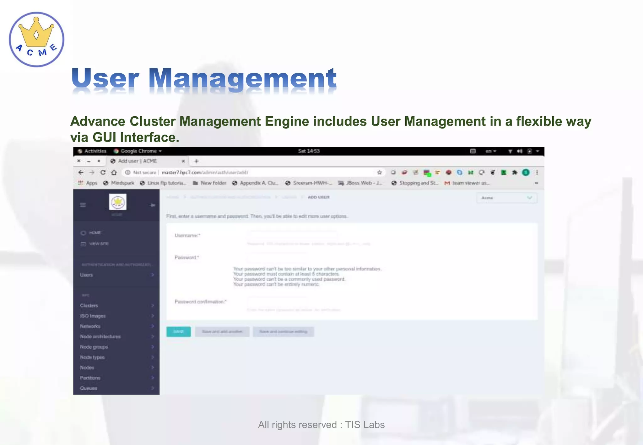 ACME 2.0 ---- New Generation HPC management | PPT