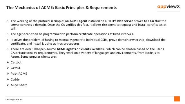 Automating Certificate Management Using The Acme Protocol
