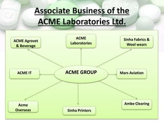 ACME Business presentaion on Marketing etc. | PPTX