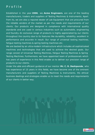 Acme engineers | PDF