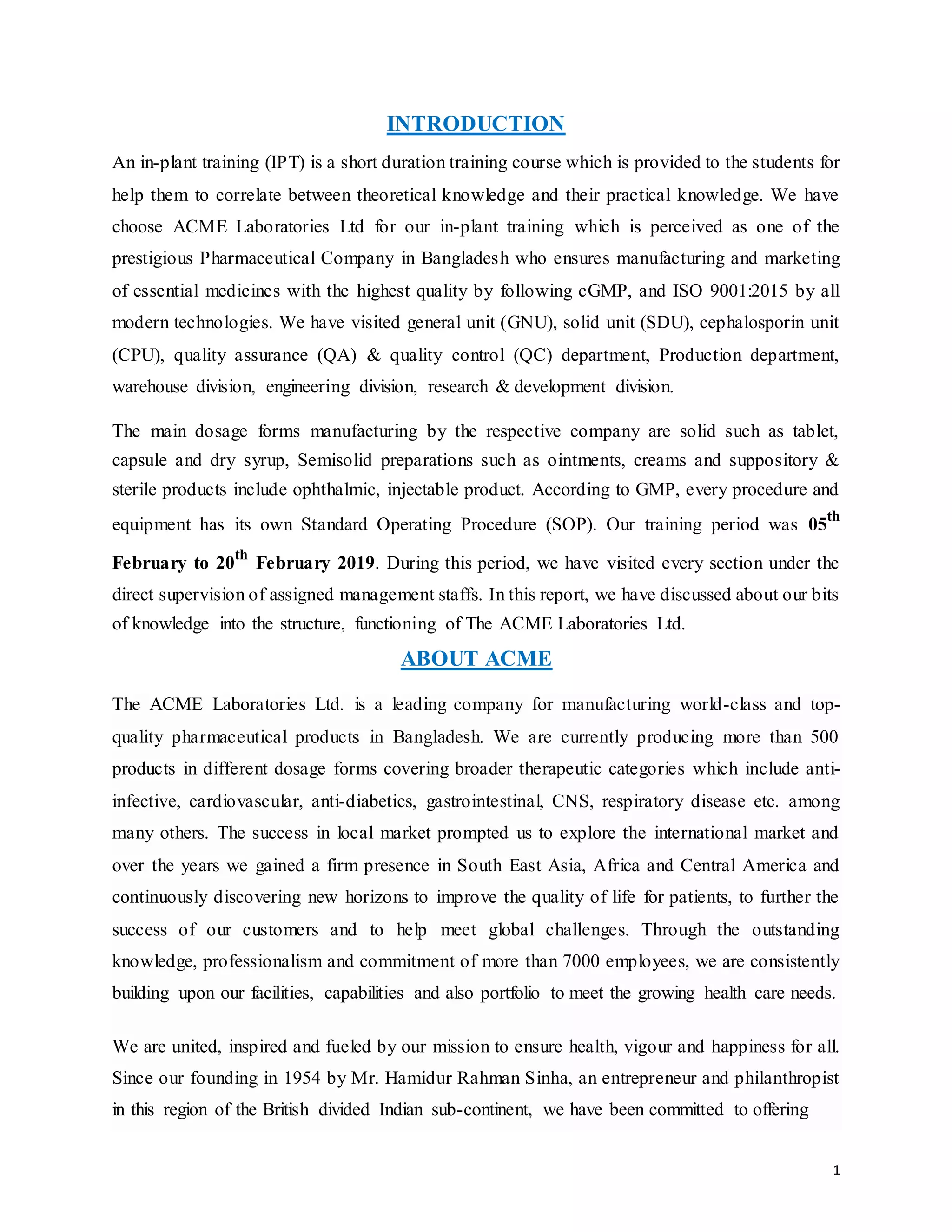 In plant training | DOCX