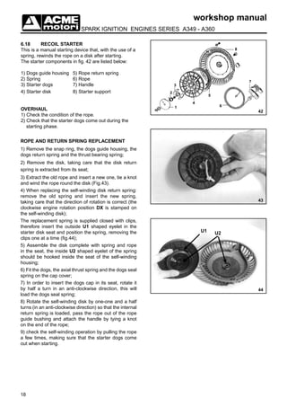 Acme a349 a360 manuel atelier (lombardini im) | PDF